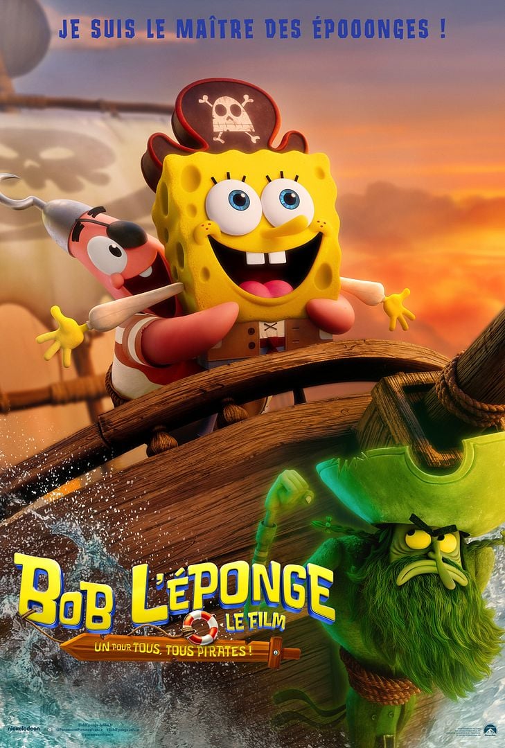 Bob l’éponge : un pour tous , tous pirates - A l'affiche au Cinéma ...